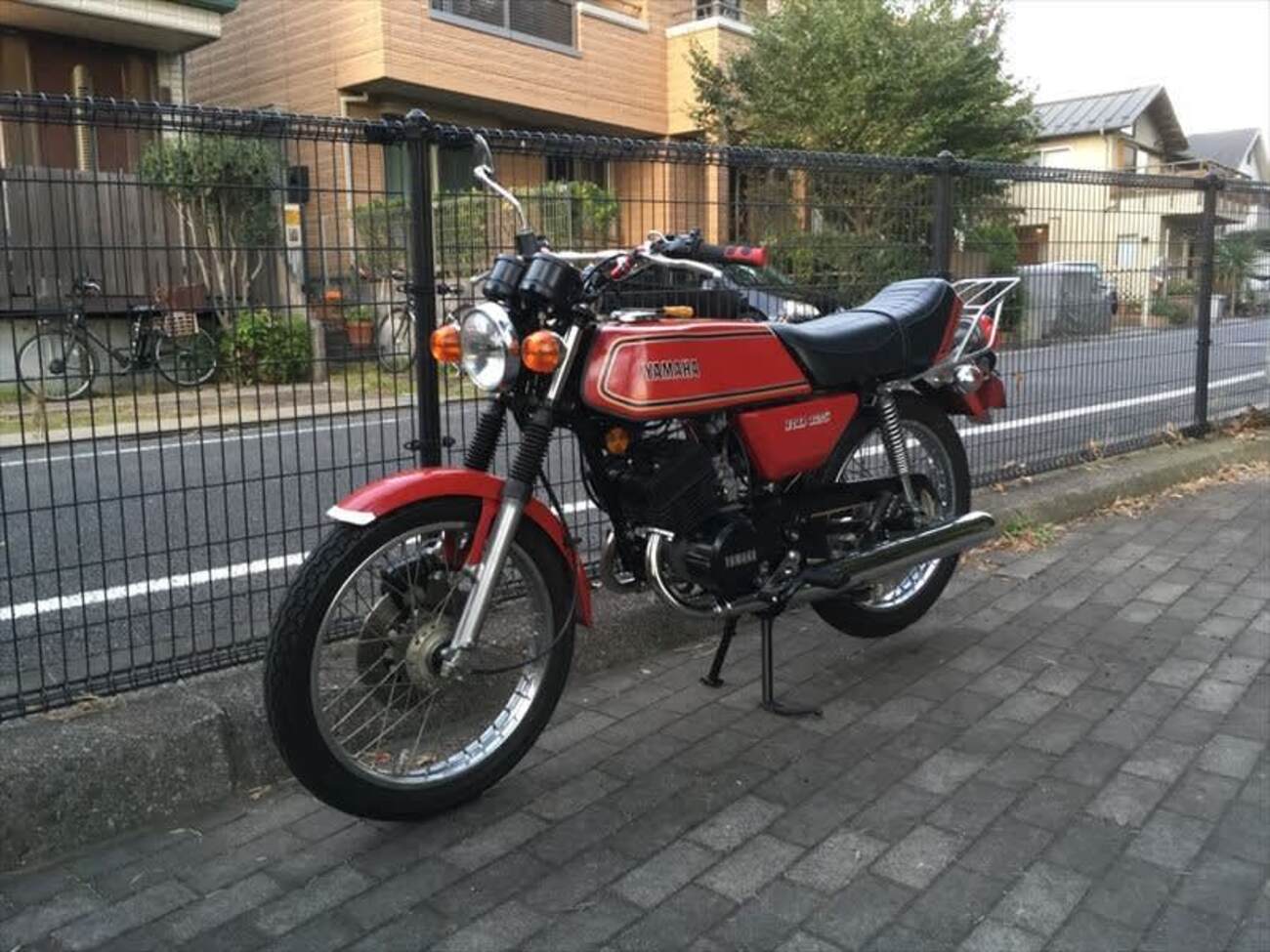 昨日からのRD125角タンク赤2 - goroの徒然なるままに・・・2nd.