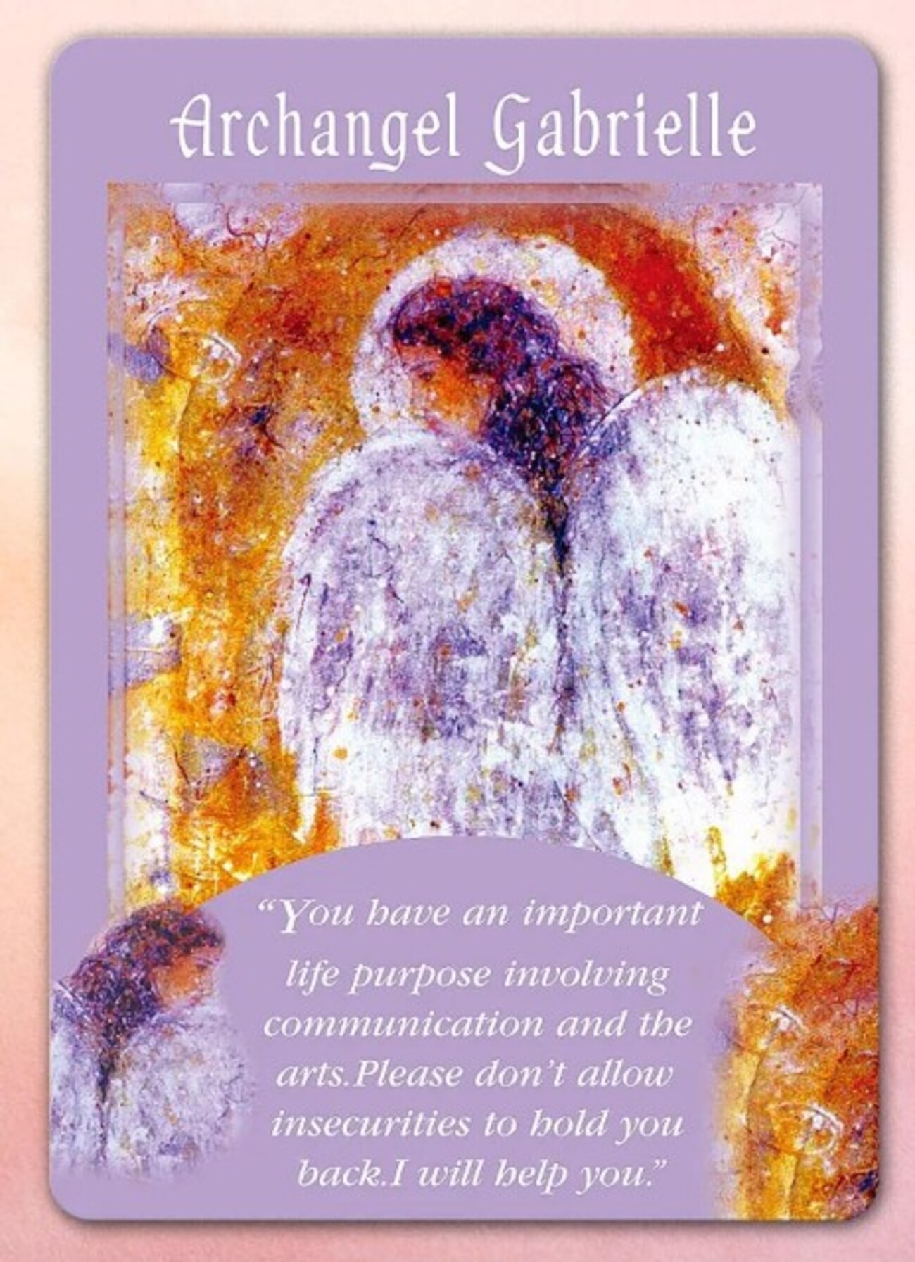 神聖なる啓示『Archangel Gabrielle』〜永遠の慈愛と調和〜 - Beatifica Healing Sanctuary ...