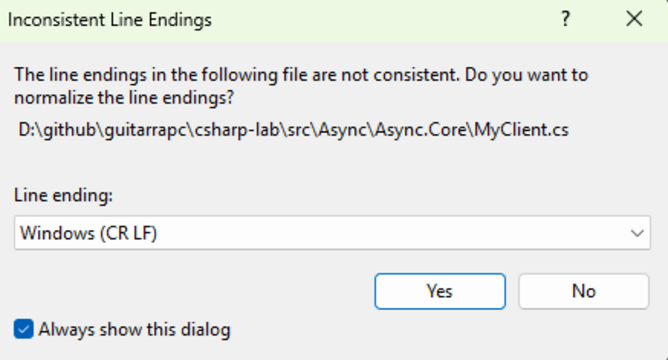C#のコード設定を.editorconfigで統一する - tech.guitarrapc.cóm