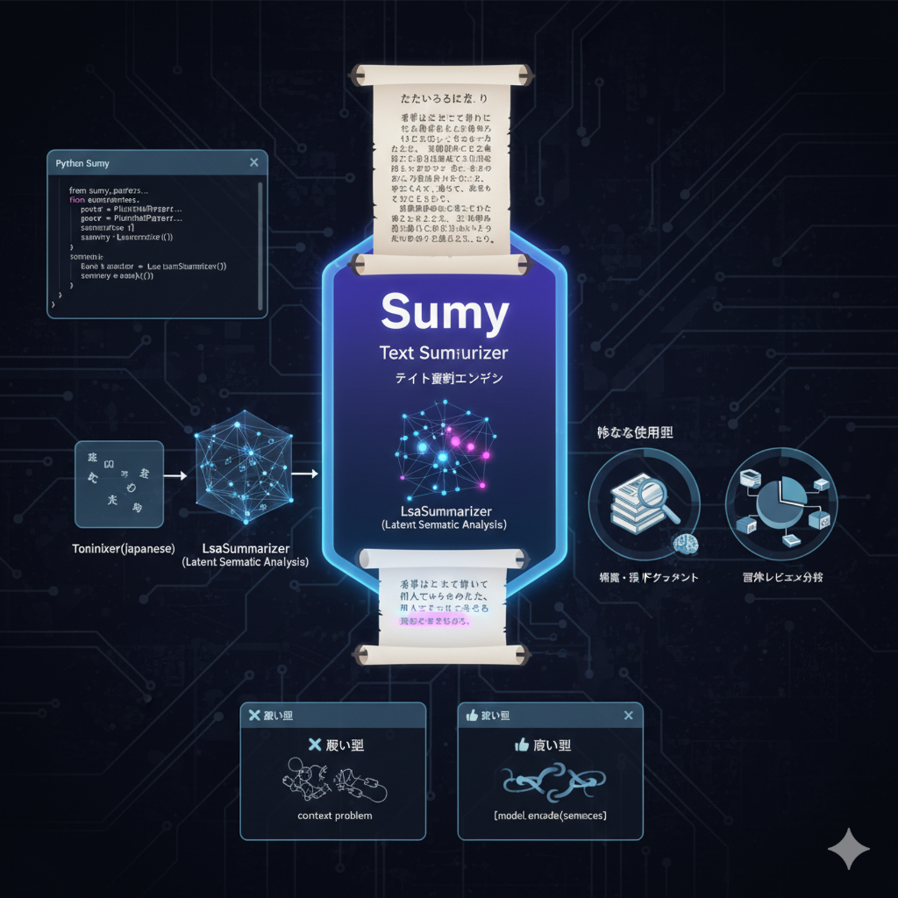Python Sumyを使った自動要約 - okpy