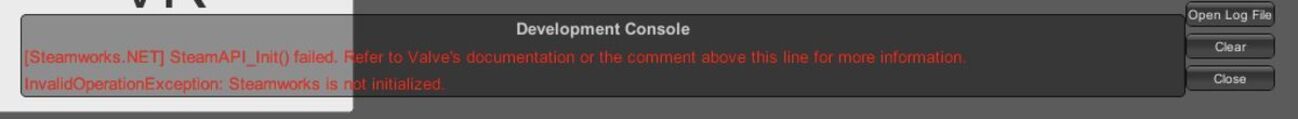 Steamworksの初期化がSteamAPI_Init() failed. Refer to Valve's documentation or the comment above this ...