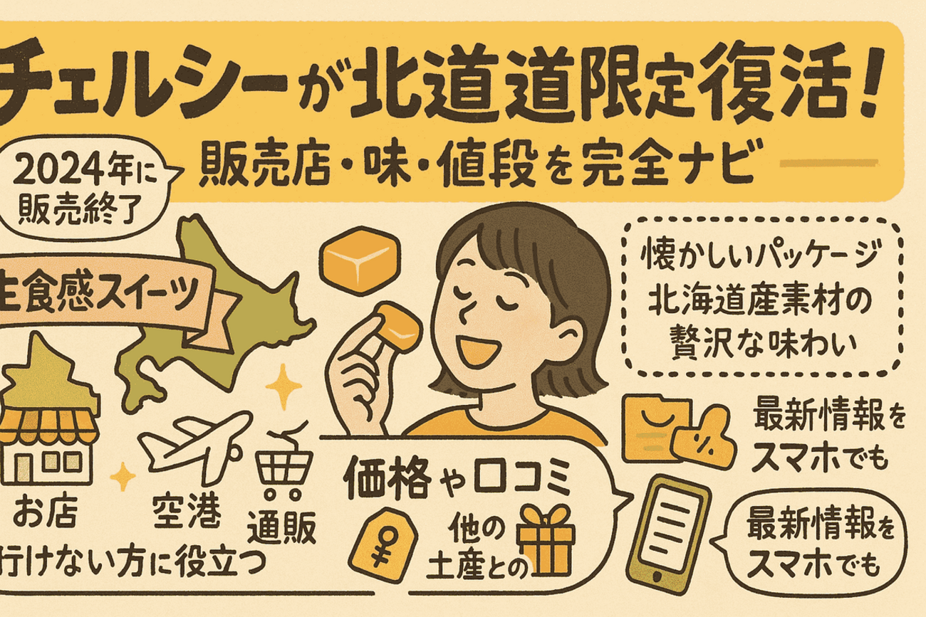 チェルシーが北海道限定で復活！販売店・味・値段を完全ナビ - note’ no naka