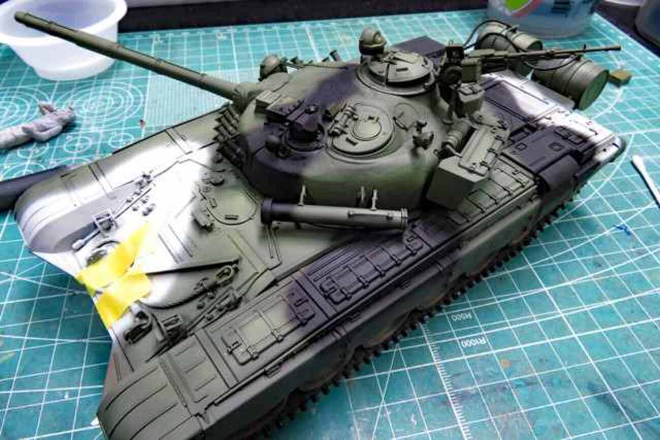 T-72 M1 1/35 #5 パイピング - はじめの戦車模型づくり