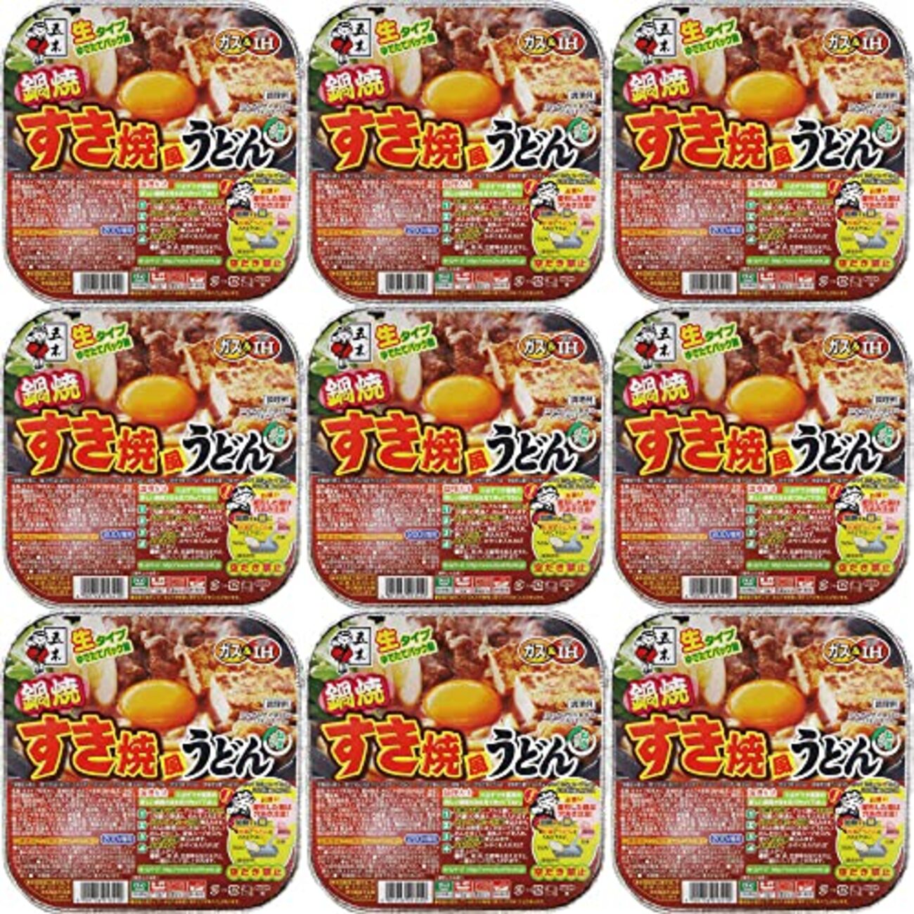 【Amazon】五木食品 鍋焼すき焼風うどん 235g×9個(常温保存商品)(生タイプ即席麵) - ねこみみ特価