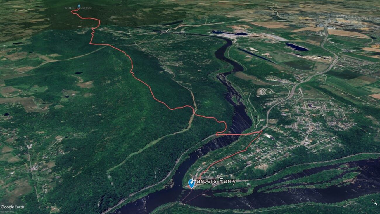 Day060 David Lesser Memorial Shelter - Harpers Ferry （14km くらい）【バーチャル ...