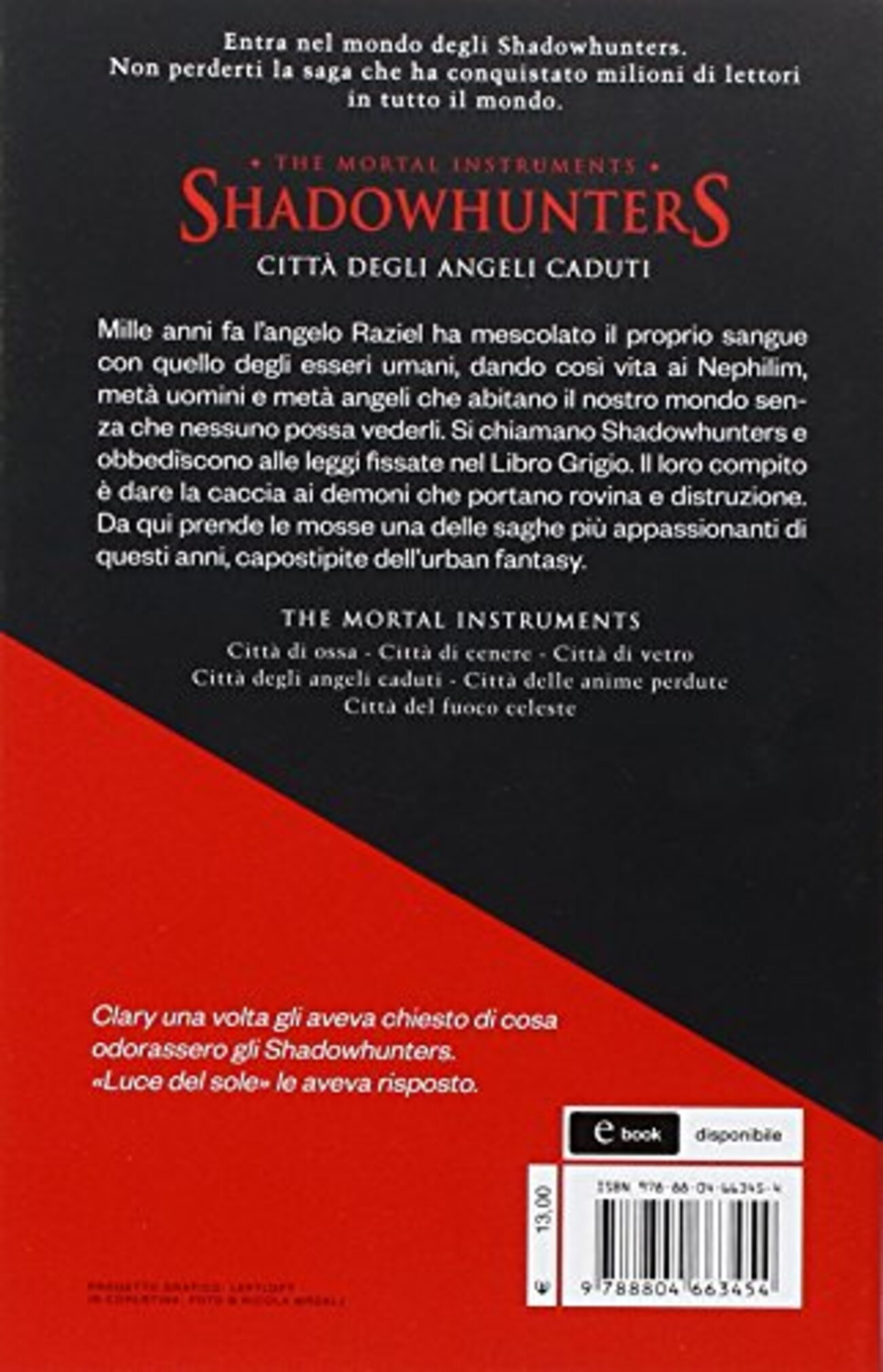 Città degli angeli caduti. Shadowhunters: 4 PDF [Cassandra Clare ...