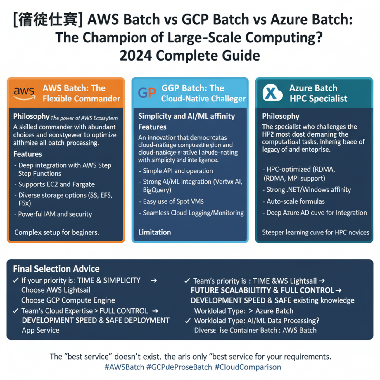 AWS vs GCP vs Azure: クラウドの計算競争 - okpy