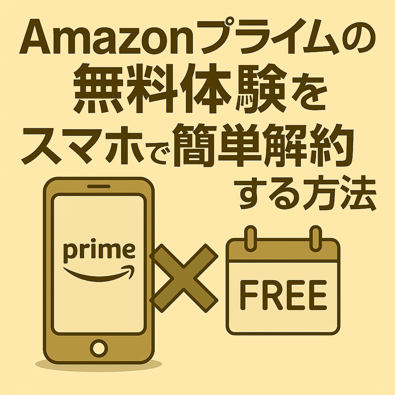 Amazonプライムの無料体験をスマホで簡単解約する方法 - Amazon diary