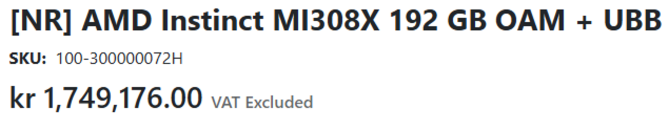 AMD MI308X とは？ - Vengineerの妄想