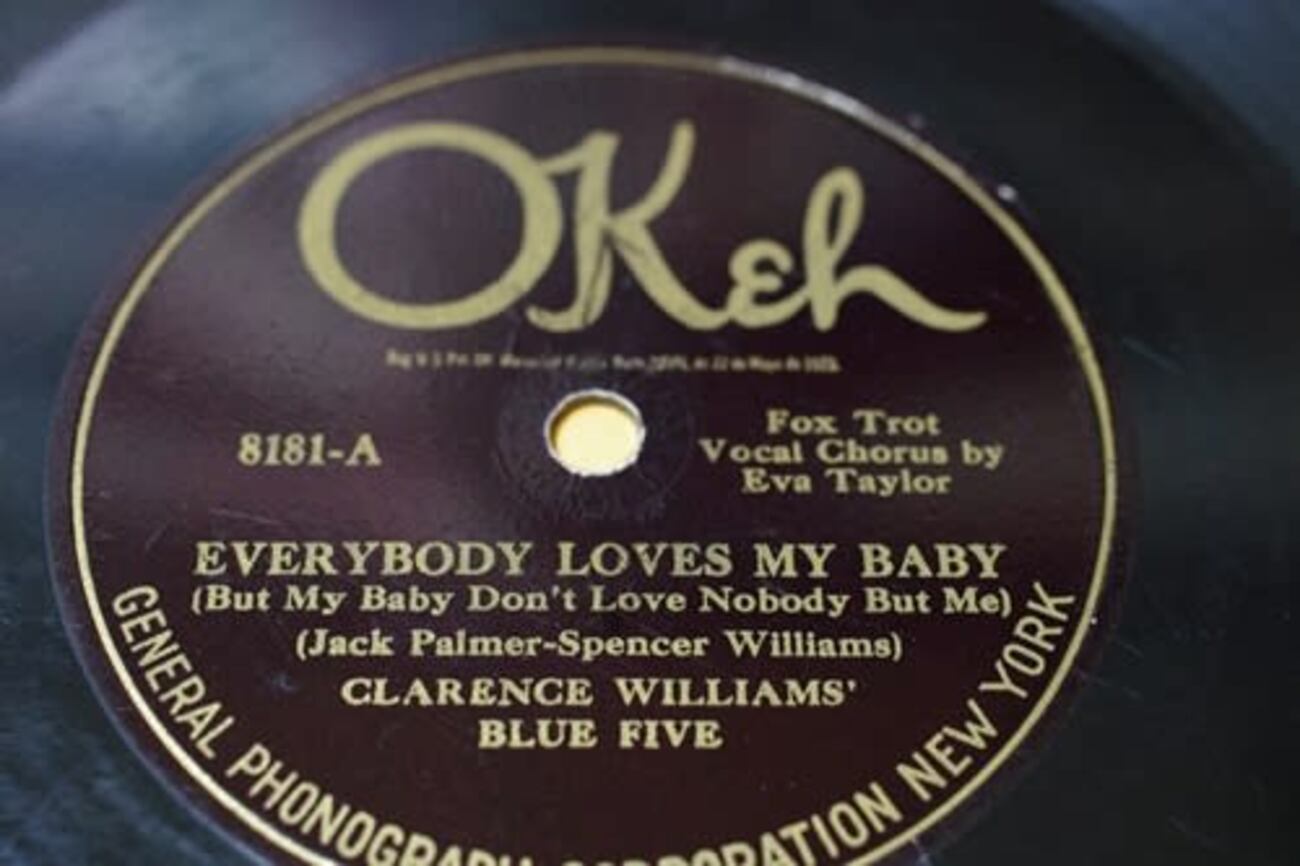 Okeh 8181 CLARENCE WILLIAMS BLUE FIVE - ドクた、の手持ちSP盤整理箱