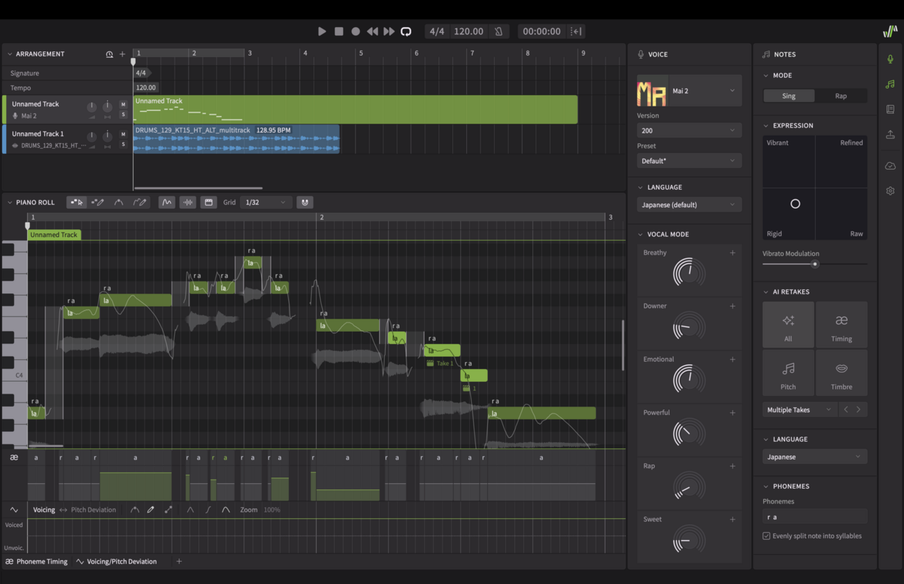 Synthesizer V 2とは 〜AI搭載の次世代歌声合成ソフトウェア｜新機能やバージョン1との違いを解説 - サンレコ 〜音楽制作と音響 ...