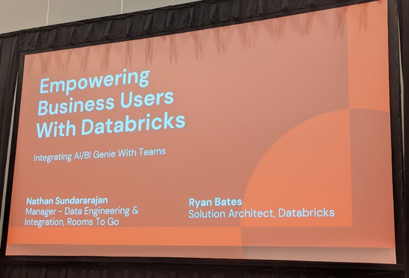 Databricks AI/BI GenieとTeamsの連携：チャットで実現する次世代のセルフサービスBI - APC 技術ブログ