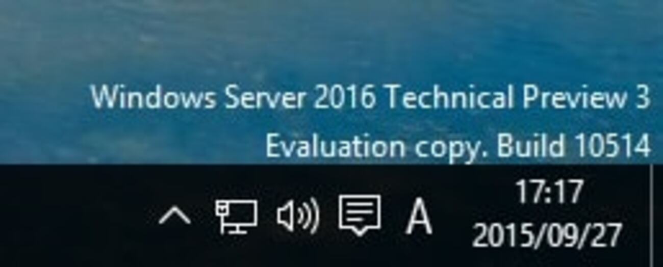 Windows Server 2016 Preview をインストールしました。(その2） - 私のPC自作部屋