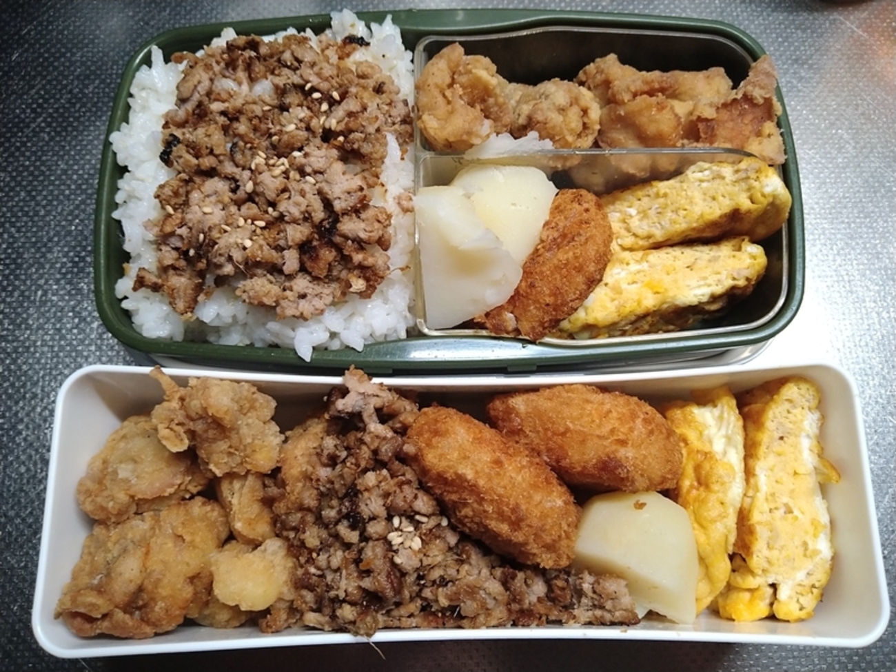 豚そぼろ - 弁当日記