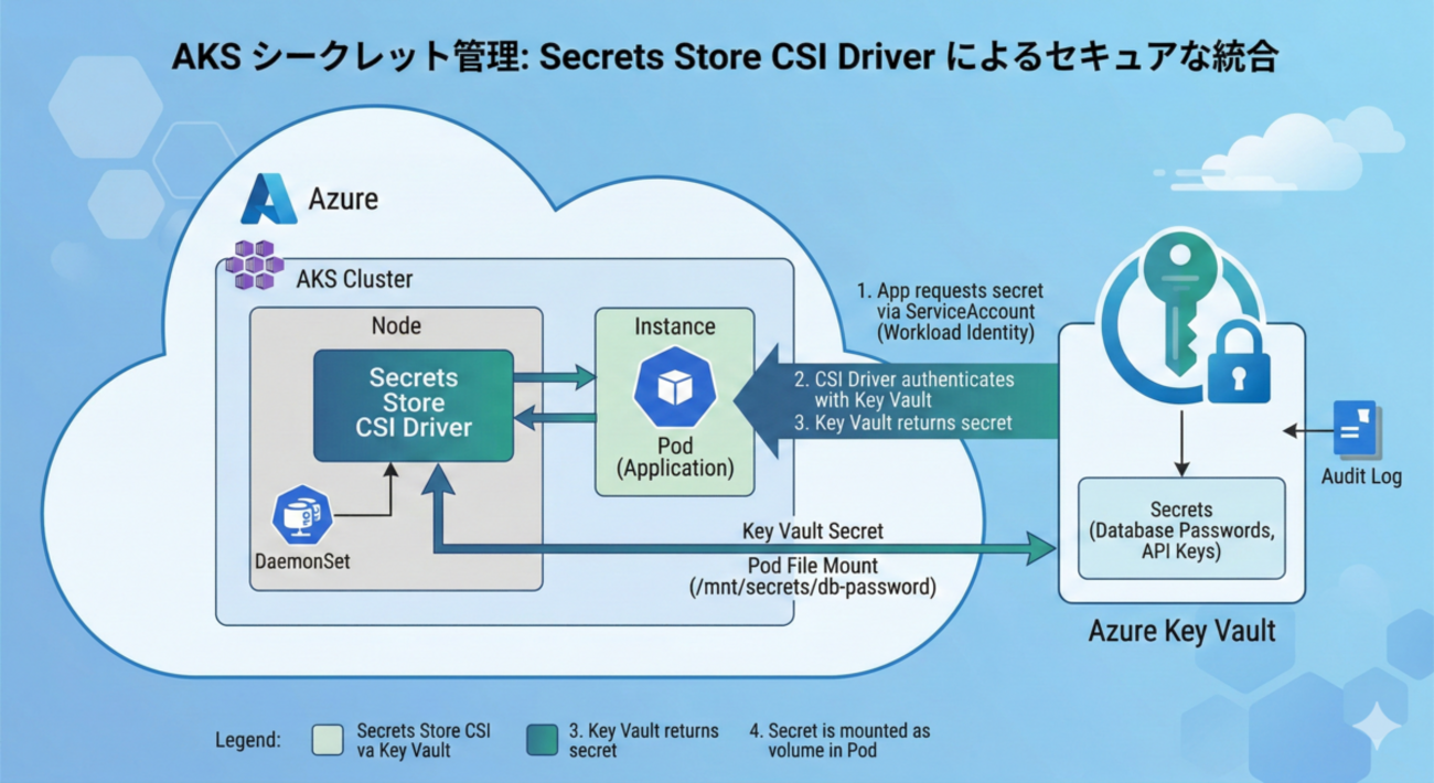 開発者はもうシークレットを意識しない。AKSとSecret Store CSI Driverで作る "セキュアな" Platform ...