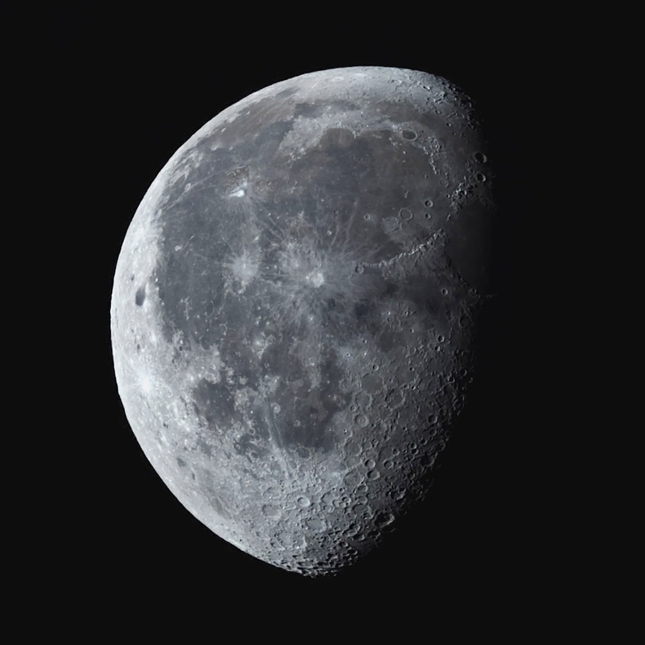 「月」の撮影 2025年6月17日(機材：ZWO Seestar S50) - Kochab の星見日記