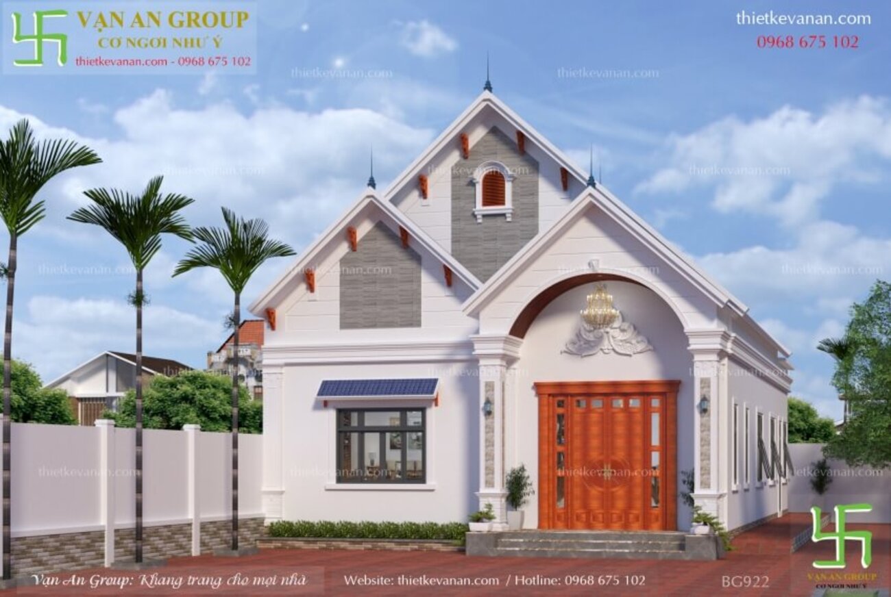 Beautiful front of house level 4 - Thiết Kế Vạn An
