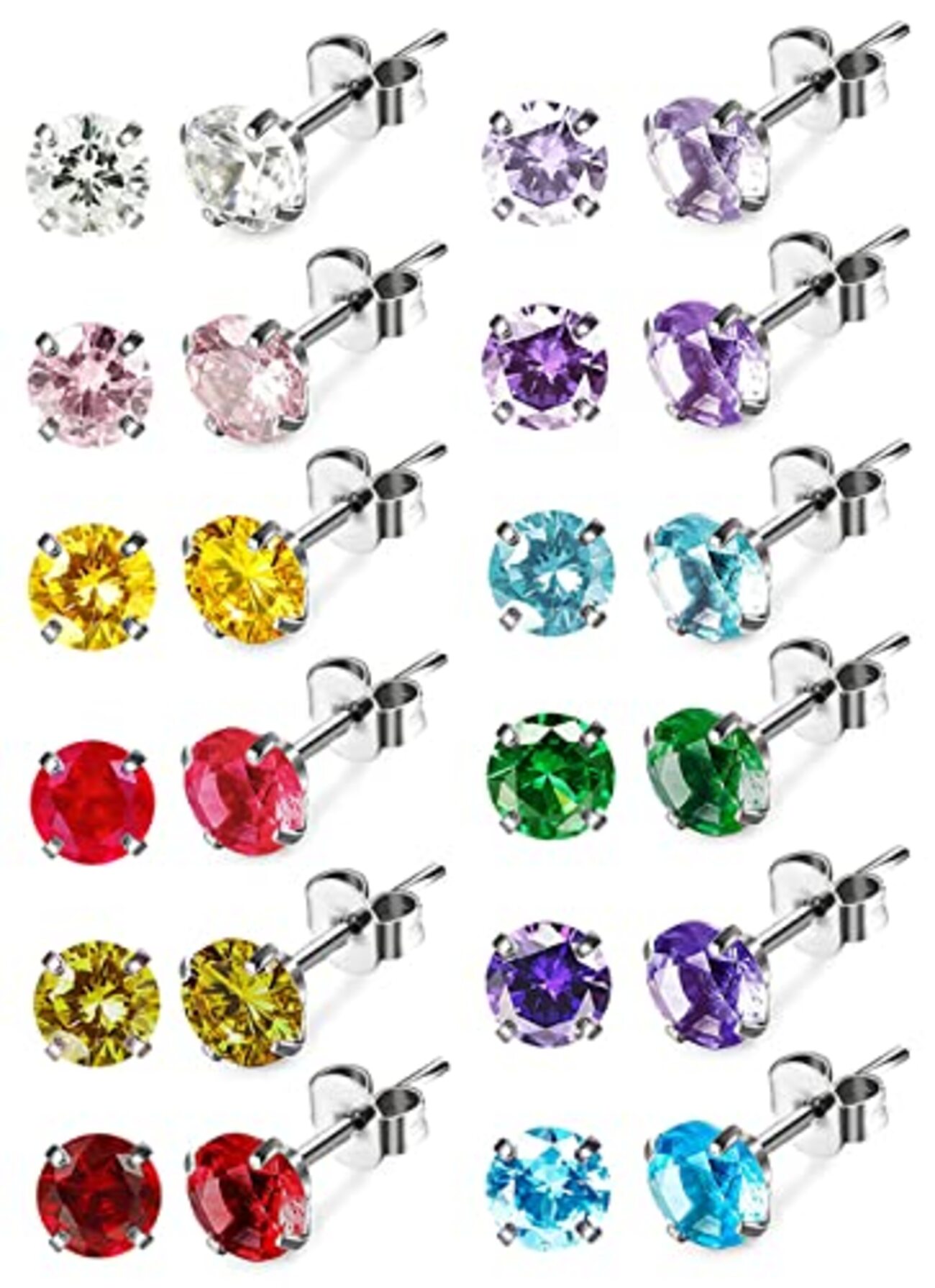 【金属アレルギーでも毎日楽しい！】MOBOTECHのスタッドピアス12色12ペアセットで、もうピアス選びに迷わない！316Lサージカルステンレスが叶える安心と輝き - おしゃれ生活手帖