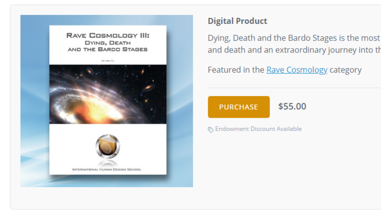 【ヒューマンデザイン】「Rave Cosmology III : Dying, Death, and the Bardo Stages ...