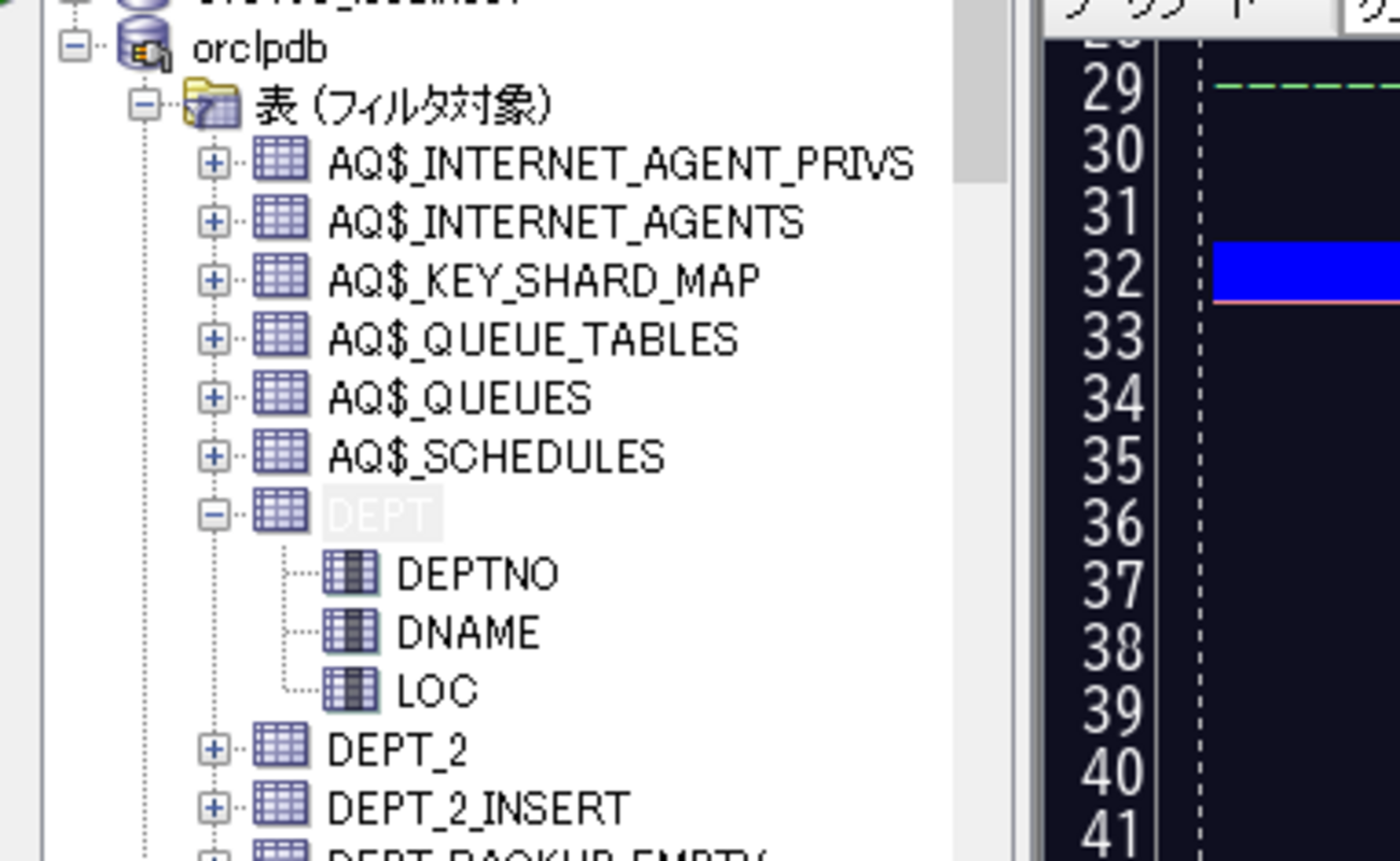 Oracle - SQL Developer SQL文の生成 - omoisan-blog