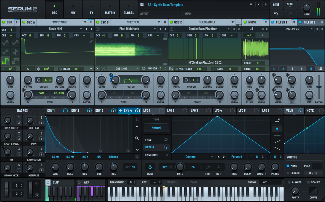 XFER RECORDS SERUM 2 〜定番のウェーブテーブルシンセ音源がアップデート - サンレコ 〜音楽制作と音響のすべてを届けるメディア