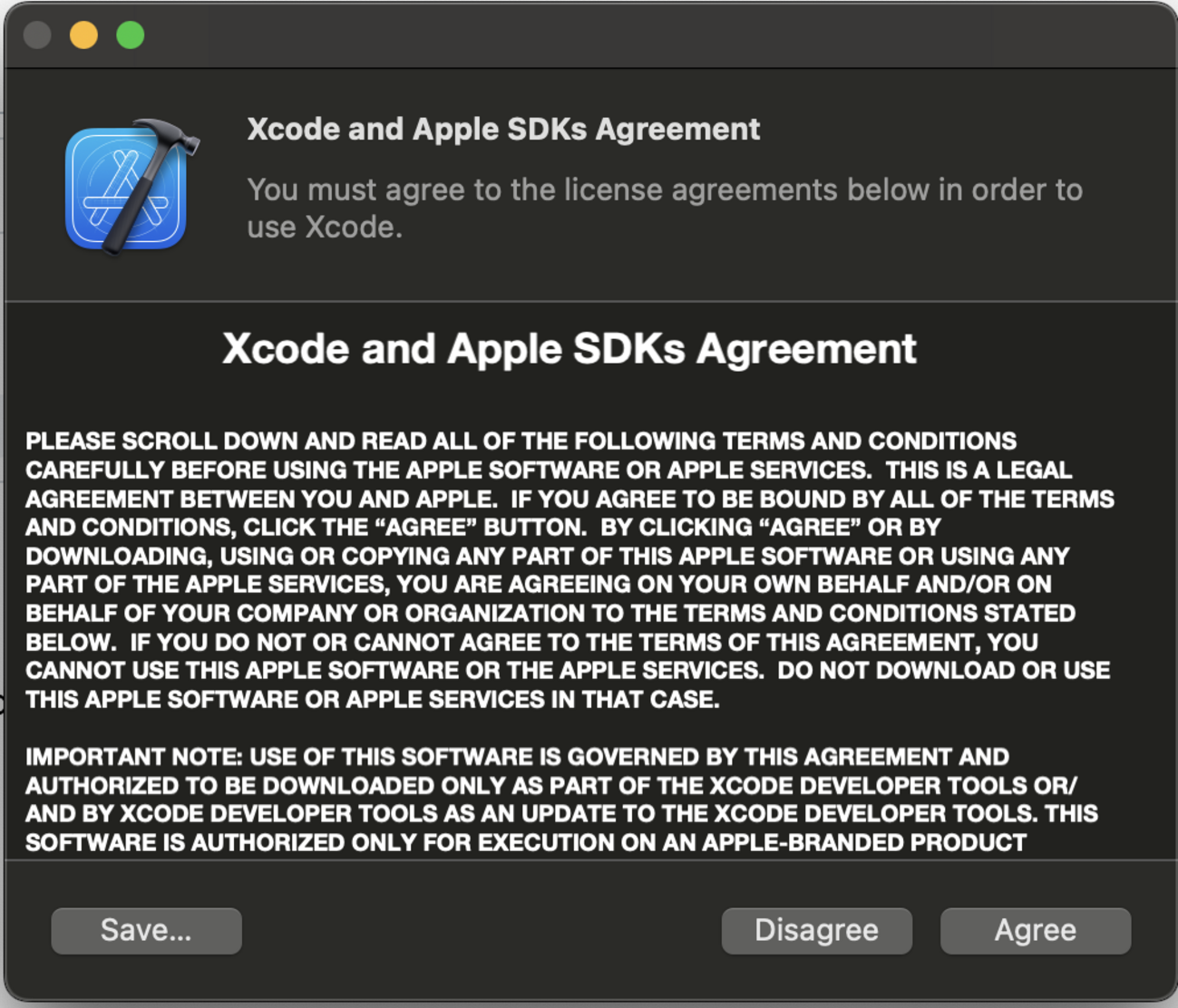 Failed to determine xcode installation path - "xcode-select -p" is XCode installed? You have not ...
