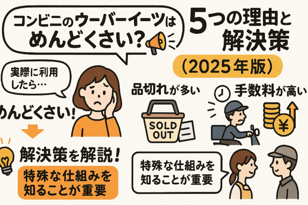 ローソンのウーバーイーツはめんどくさい？5つの理由と解決策を徹底解説【2025年最新版】 - note’ no naka