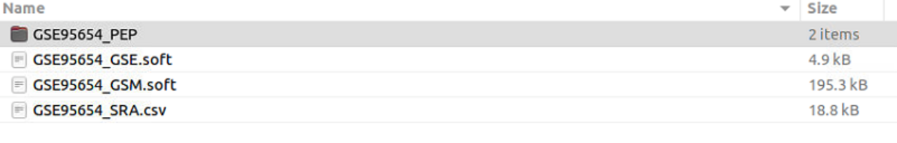 GEOとSRAからデータおよびメタデータをダウンロードする GEOfetch - macでインフォマティクス