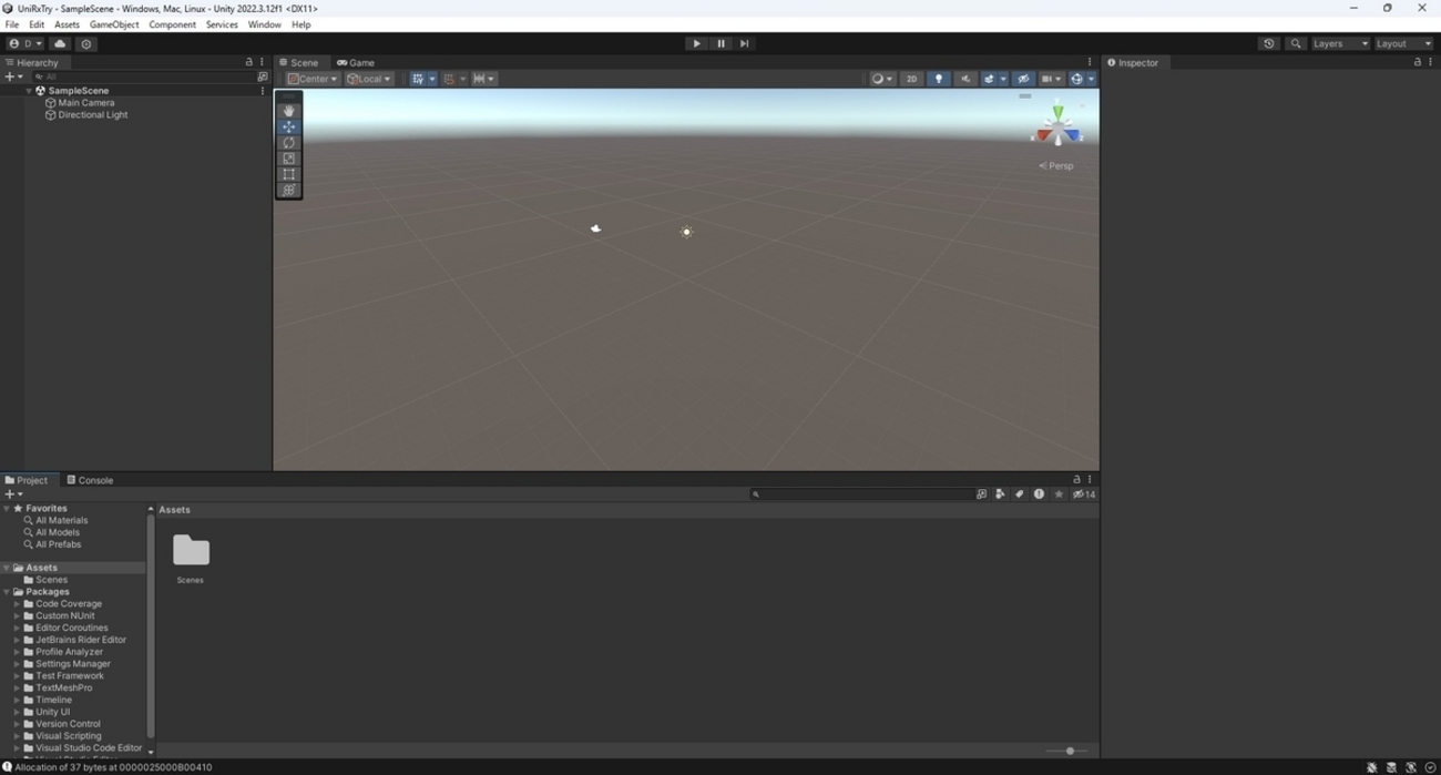 環境構築手順 UniRxとUniTask編 (OpenUPMを利用する場合) - MRが楽しい