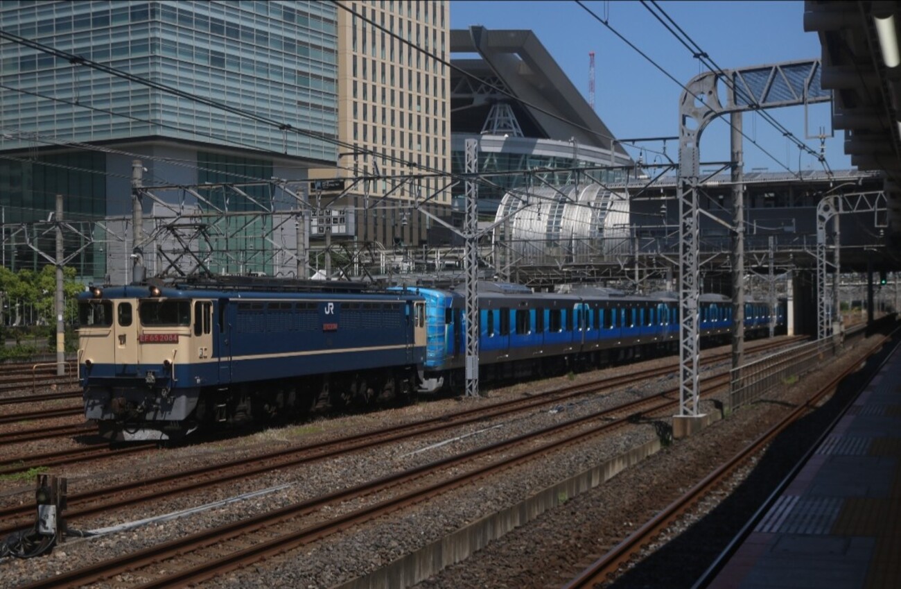 りんかい線 71-000形 2編成目誕生！東海道甲種では少なくなったEF65が担当！ - てつとおの鉄道新ブログ