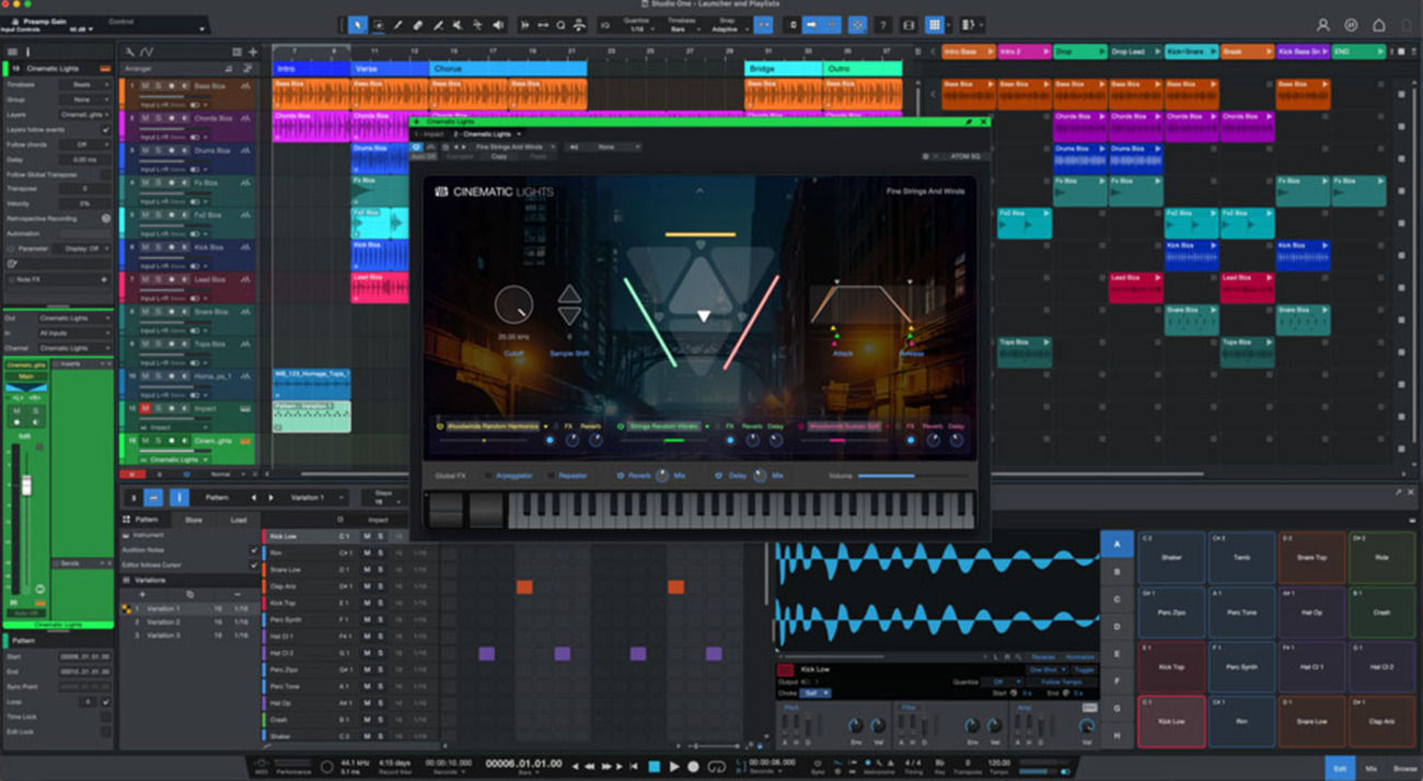 PreSonus Studio One Pro 7.1の進化：新音源Cinematic Lightsや音楽制作を加速させる最新機能が追加 ...