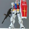 頭部、武器、シールド作って一旦完成　バンダイ RG 1/144 RX-78-2 ガンダム Ver.2.0 製作記